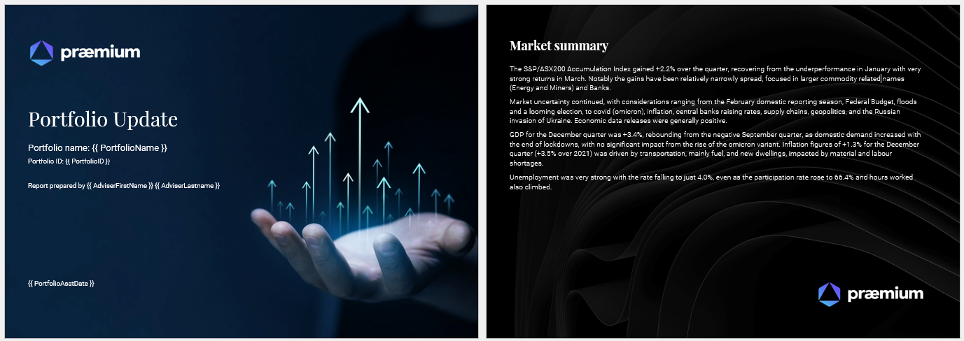 Praemium - Personalised, scalable reports that stand out