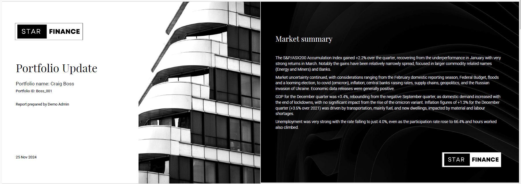 Praemium - Personalised, scalable reports that stand out